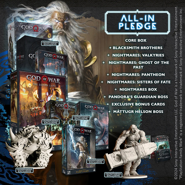 (預訂)God of War: TBG Retail Pledge - All-in – Board Game Fever